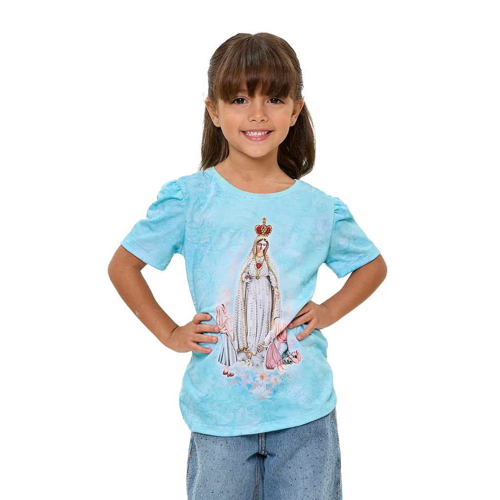 Our Lady of Fatima Baby Look – Cantinho Sagrado