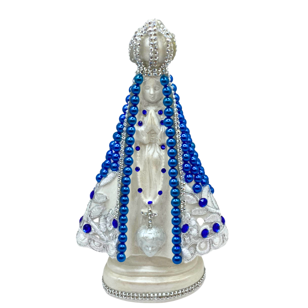 Image of Our Lady of Aparecida, Blue - 24cm – Cantinho Sagrado